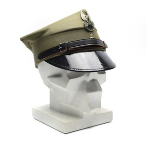 Genuine Polish military visor hat Poland army officer peaked cap Olive ...