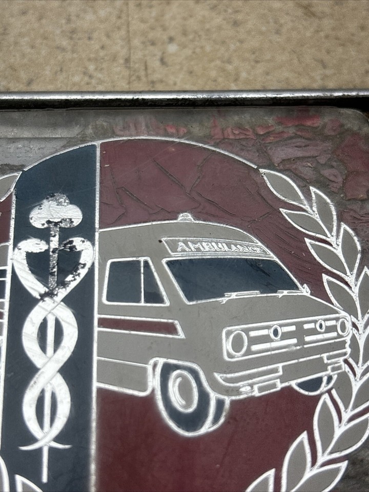 Vintage Ambulance Car Grill Badge Emblem Renamel London | eBay UK
