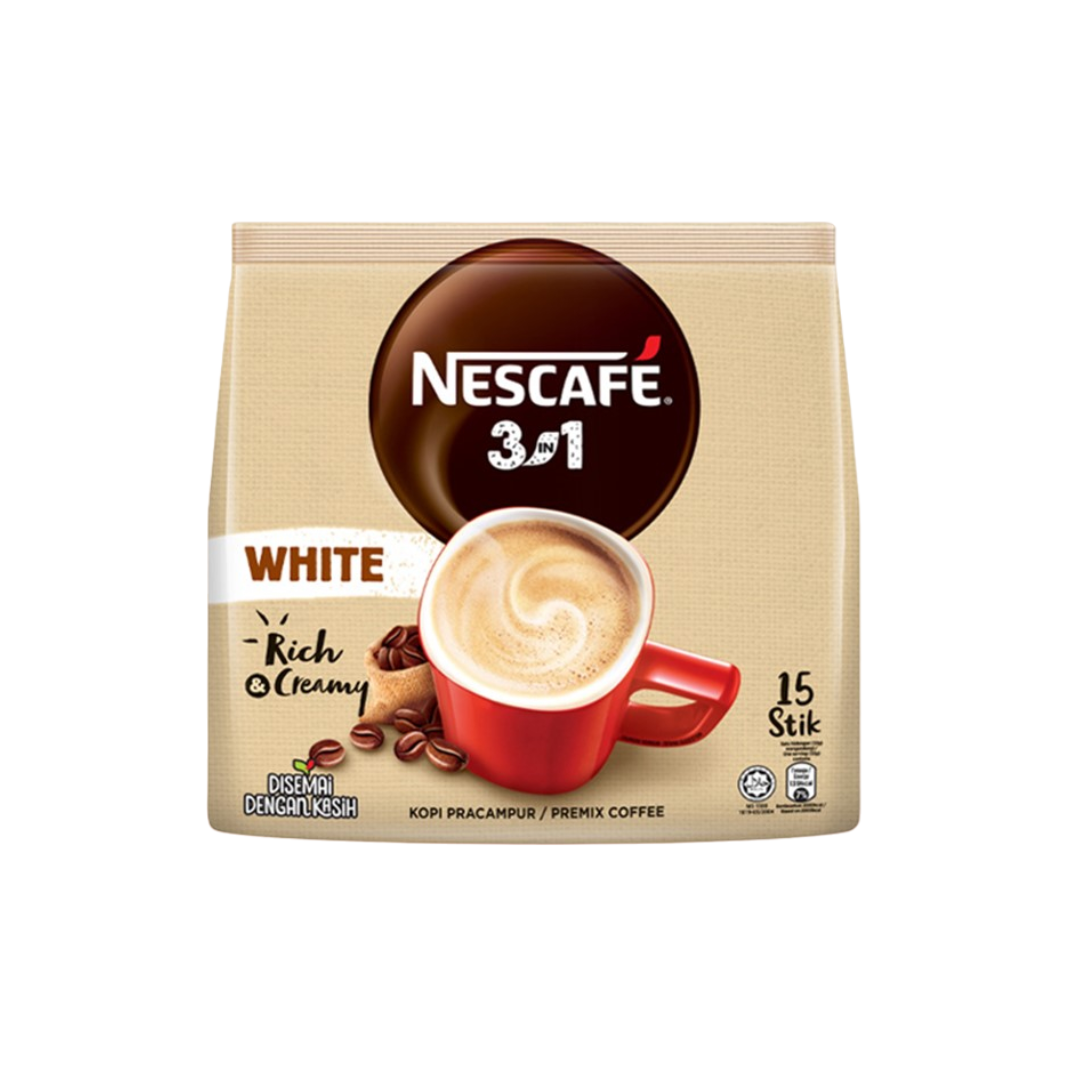 Nescafe Creamy White Logo Nescafe Sweet & Creamy Instant Coffee Mix