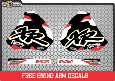 HONDA XR400 XR250 tank Replacement Graphics DecalS 1996 to 2006 XR 600 ...