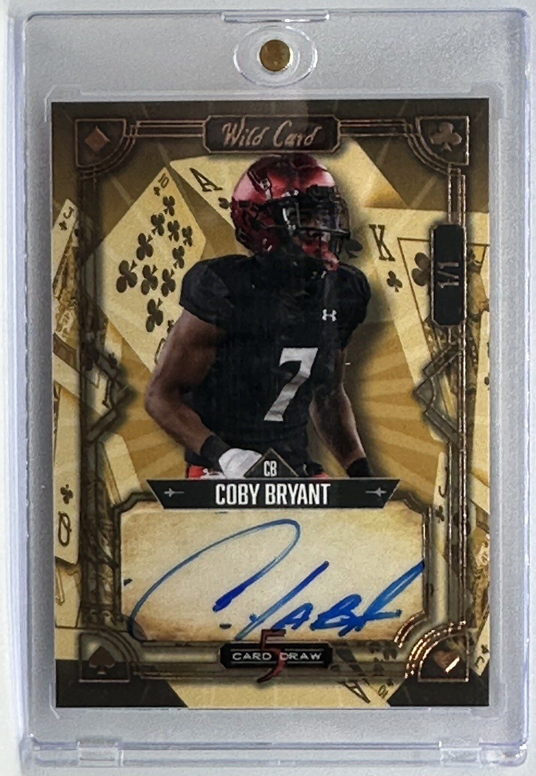 Wild Card Draw Coby Bryant Auto 5CDCL-P8 Seattle Seahawks 🔥🔥🔥 1/1!! | eBay