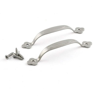 2pcs 4 inch Stainless Steel Door Handle Cabinet Drawer Hardware Solid ...