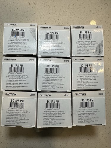Lutron 15A Single Pole Switch - Color pumice - Satin | eBay