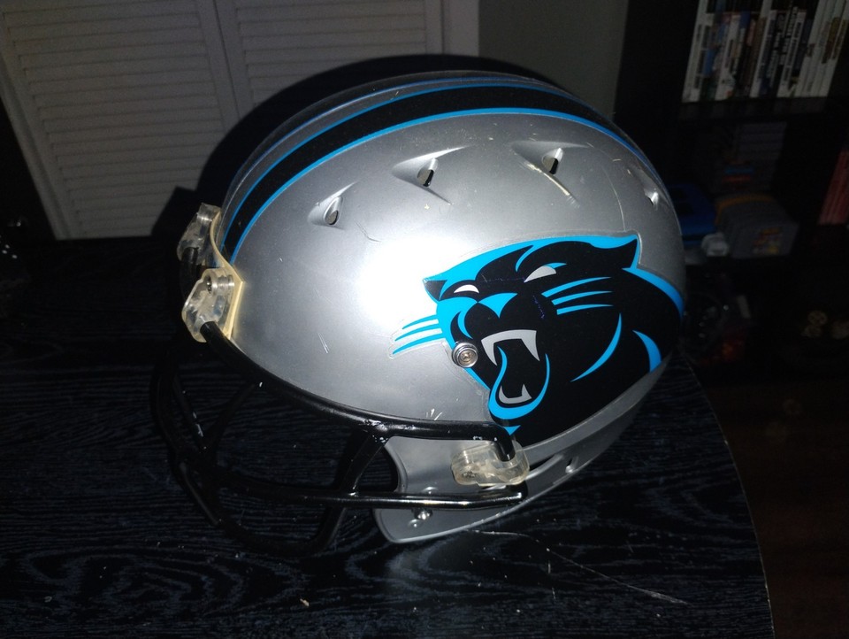 *SALE* CAROLINA PANTHERS FULL SIZE SPEED REPLICA NFL RIDDELL FOOTBALL ...