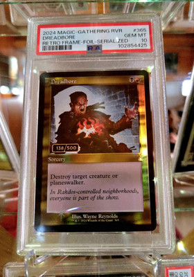 2024 Magic The Gathering Dreadbore Foil Serialized /500 🔥 PSA 10 🔥 RVR ...