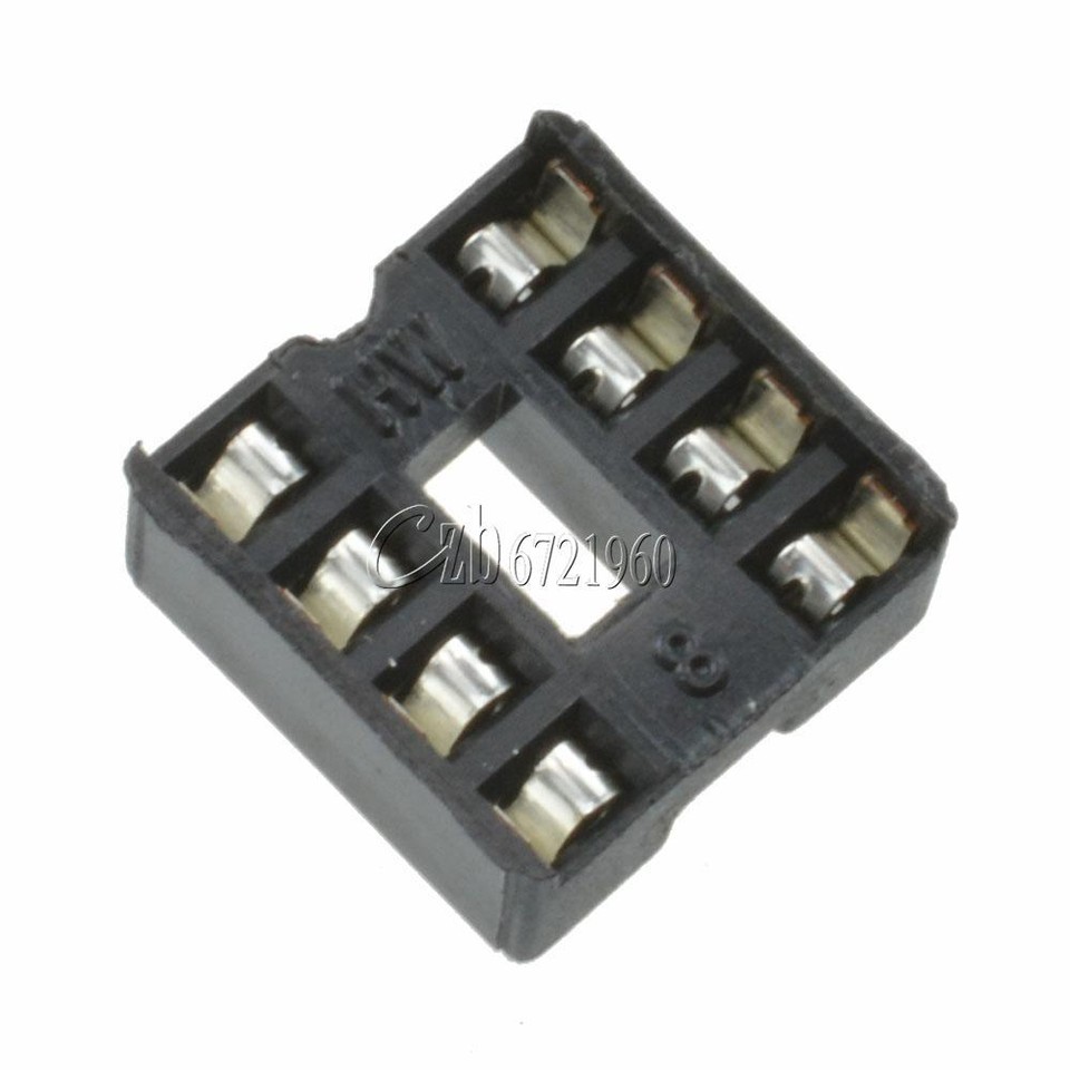 20PCS 8-Pins DIP IC Sockets Adaptor Solder Type Socket | eBay
