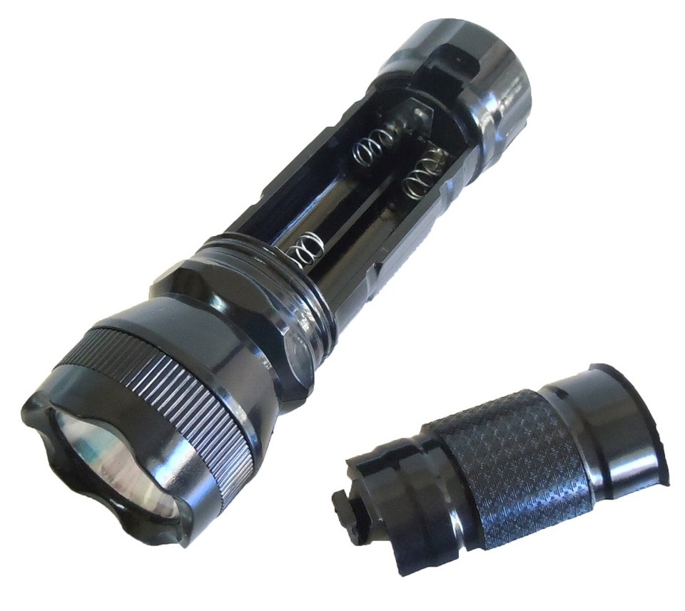 LOT OF 2 ULTRAFIRE PORTABLE LED FLASHLIGHT TORCH LIGHT LAMP HIKING ...