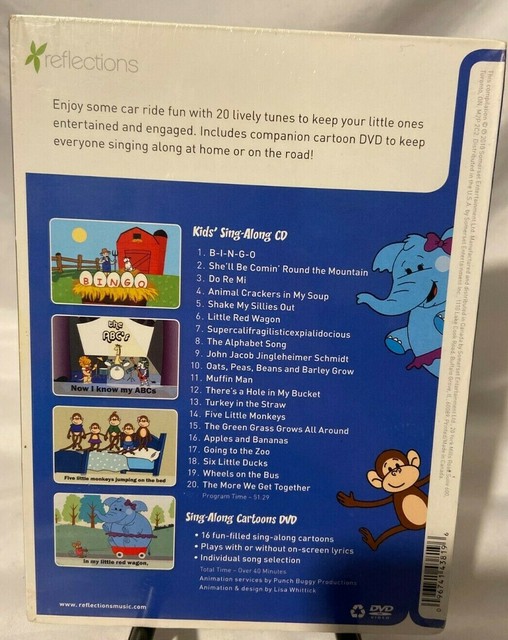 Car Ride Fun: Sing-Along Cartoons by Various Artists (CD, 2 Discs ...