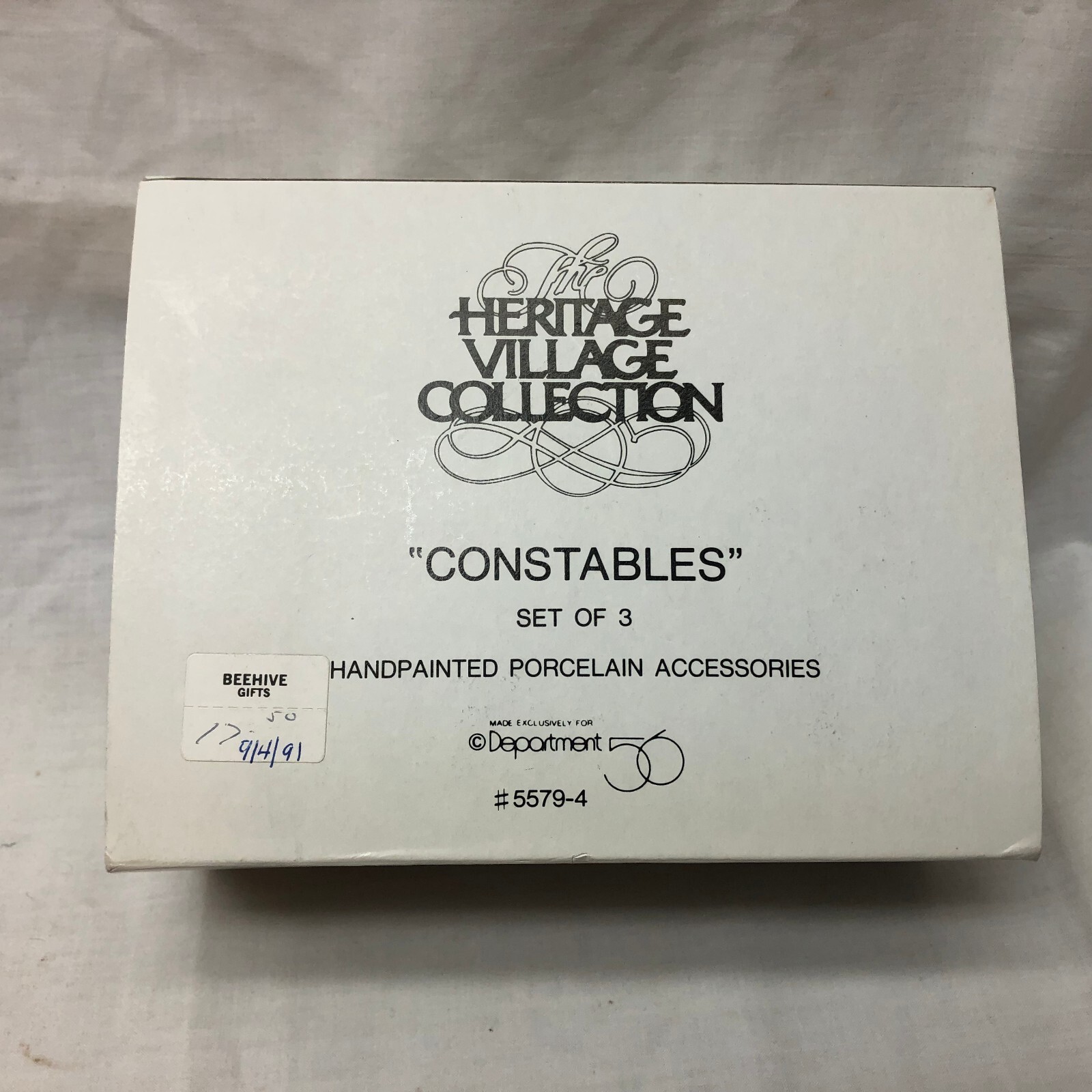 Heritage Village Collection Constables Set of 3 Figurines | eBay