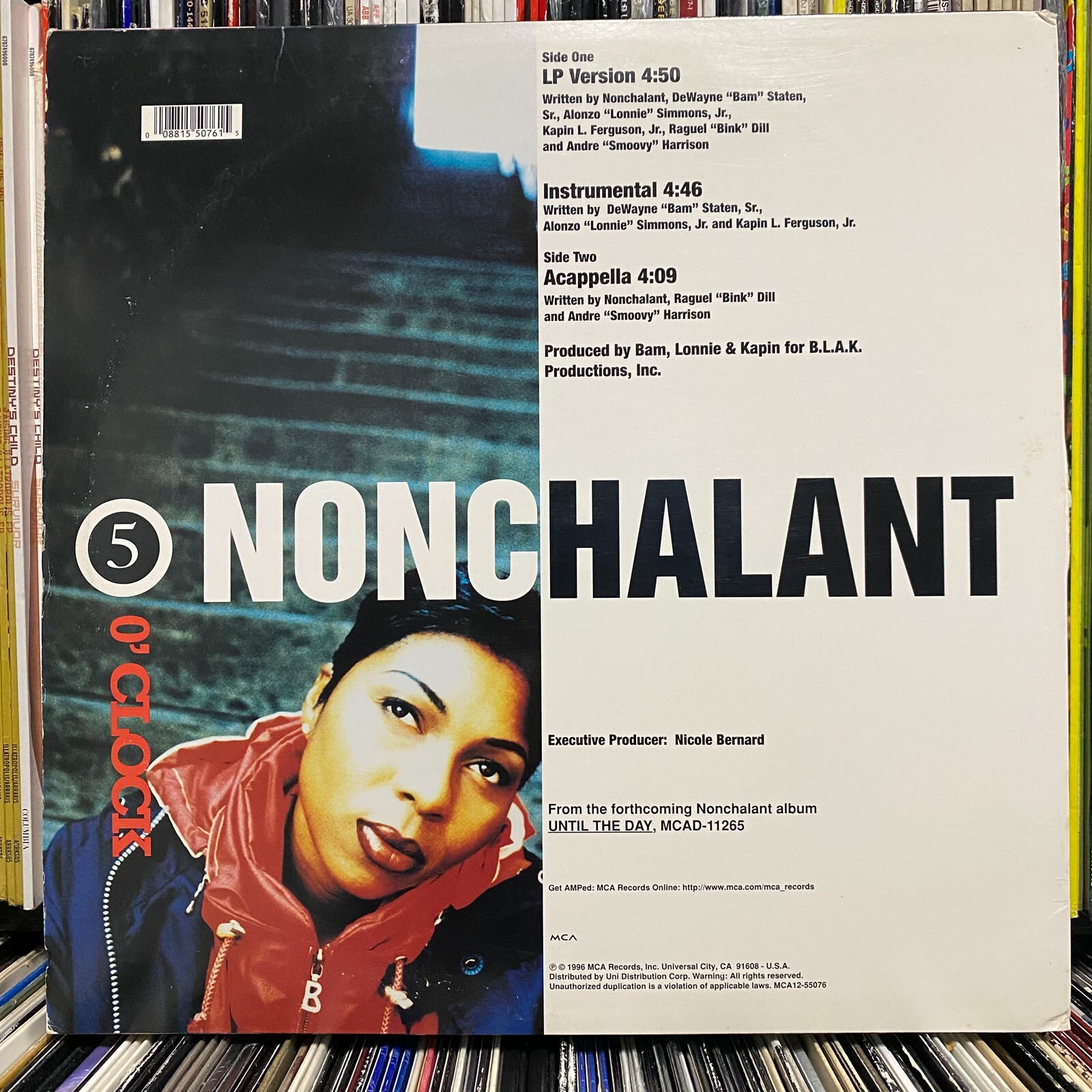 NONCHALANT - 5 O'CLOCK (12") 1995!!! RARE!!! UNTIL THE DAY!!! | eBay
