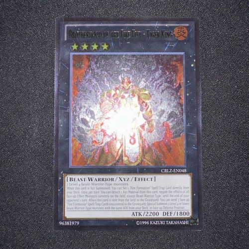 2013 Yugioh Brotherhood Of The Fire Fist - Tiger King CBLZ-EN048 ...