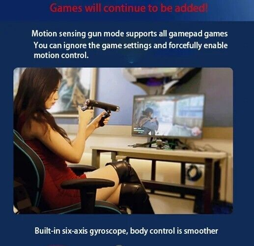 Shooting Somatosensory Gun Game Controller XGUN light switch/pc/ps4/ps5 ...