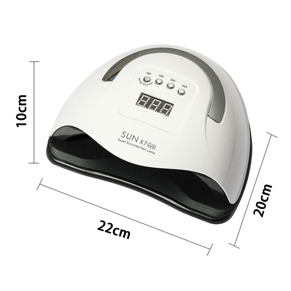 220W Nail Dryer LED Lamp UV Light Polish Gel Curing Machine Electric ...