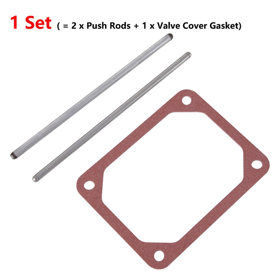 For Briggs & Stratton Push Rod Set & Valve Cover Gasket 690981 690982 ...