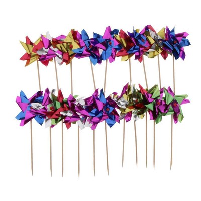 50pcs Windmill Cocktail Picks Party Table Decoration | eBay Australia