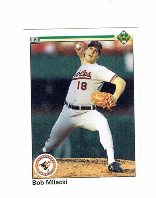 Bob Milacki Baltimore Orioles Pitcher #635 Upper Deck 1990 #Baseball ...