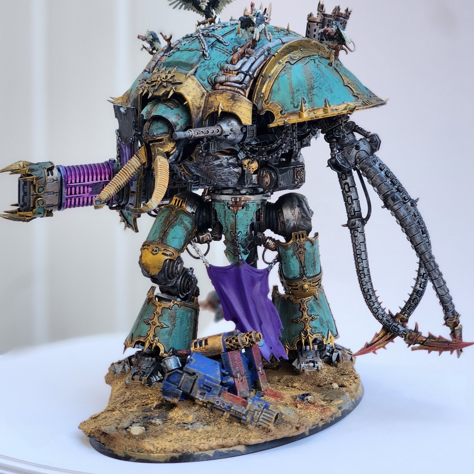 PRO Painted - Warhammer 40K Chaos Knights Knight Abominant (43-63 ...