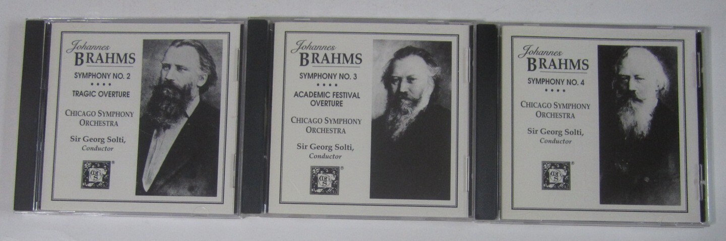 Johannes Brahms Symphony No. 2 3 4 CD USED lot of 3 | eBay