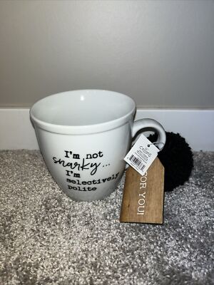 DC~Collins Fresh + Original "I’m Not Snarky I’m Selectively Polite" Mug ...
