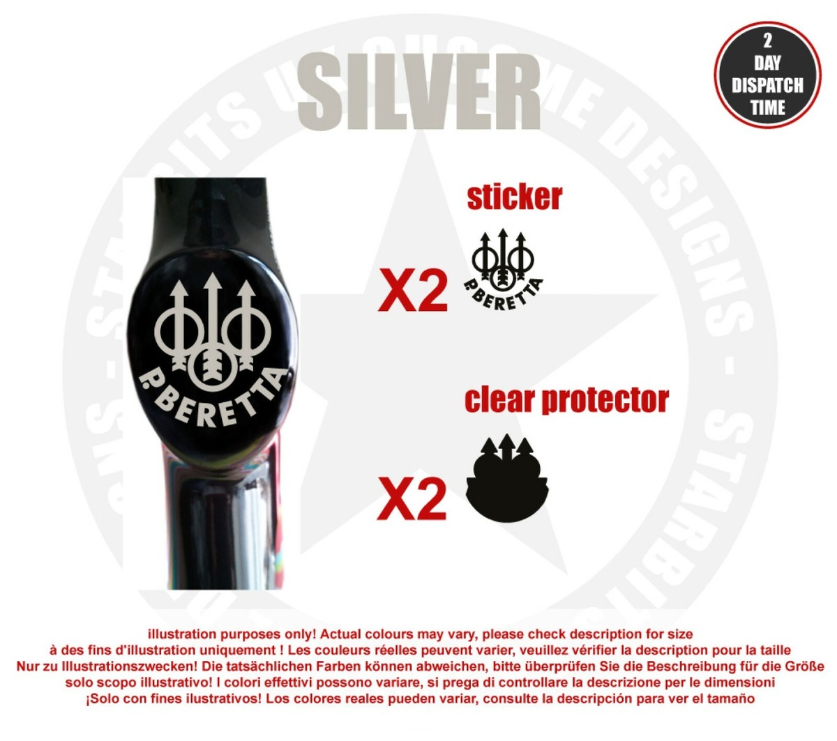 Beretta Logo Sticker