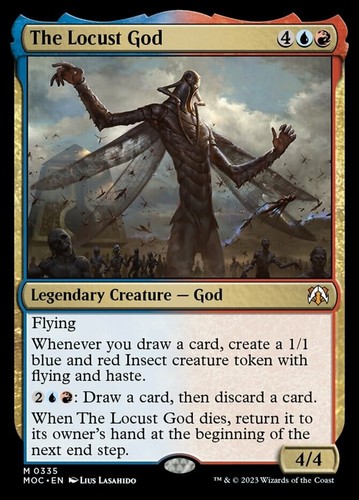1 x The Locust God - Commander: March of the Machine - NM-Mint - MTG | eBay