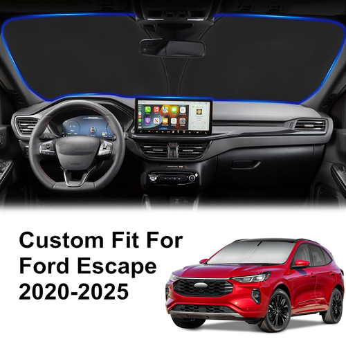 Custom Fit 2020-2025 Ford Escape Car Front Windshield Sun Shade ...