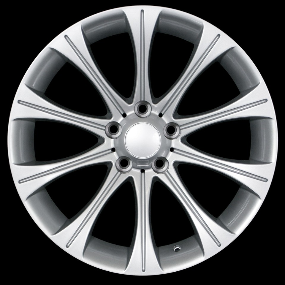 18 Inch 5x120 Wheels Rims 18x9.0 Square Set ET20 Silver Fits BMW E90 ...