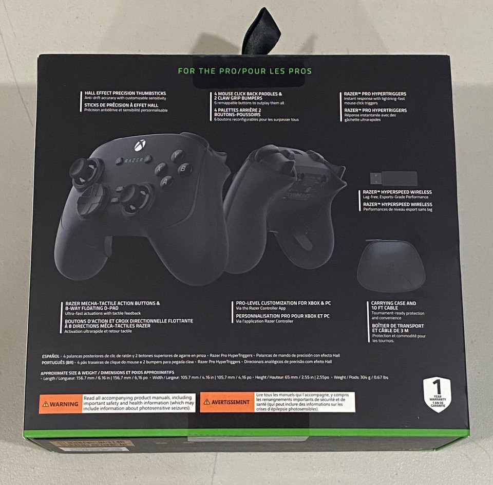 RAZER WOLVERINE V3 PRO WIRELESS ESPORTS CONTROLLER for Xbox & PC ...