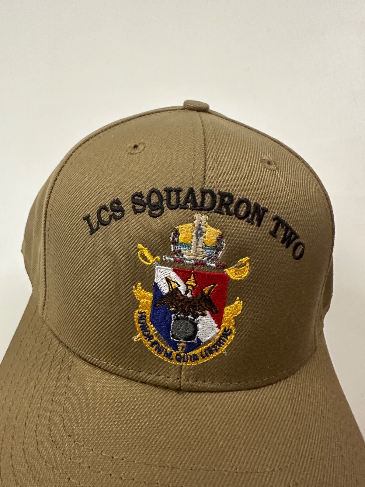 The Corps LCS Squadron Two Logo Beige Baseball Cap Hat One Size | eBay