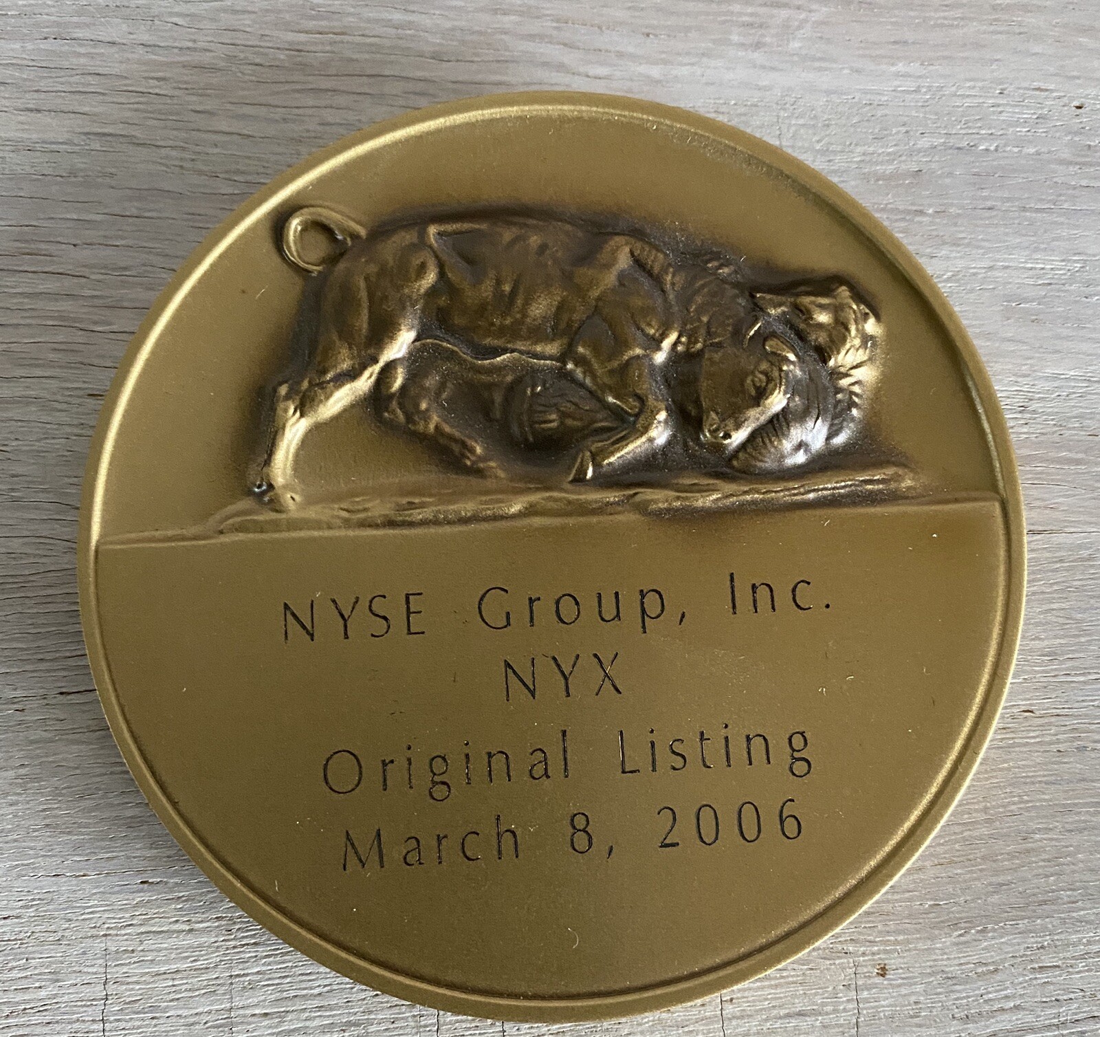 RARE NYSE Group Coin Commemorating merger & historic transformation of ...