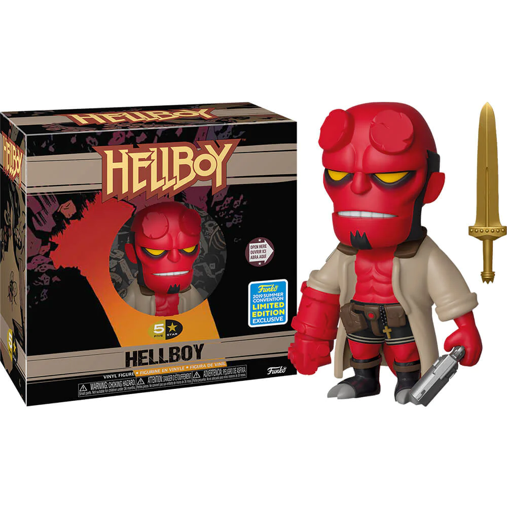 Hellboy - Hellboy 5 Star Vinyl Figure (2019 Summer Convention Exclusive ...