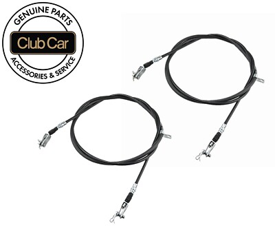 GENUINE OEM Club Car Front Brake Cable Kit #101874601, Carts With 4 ...