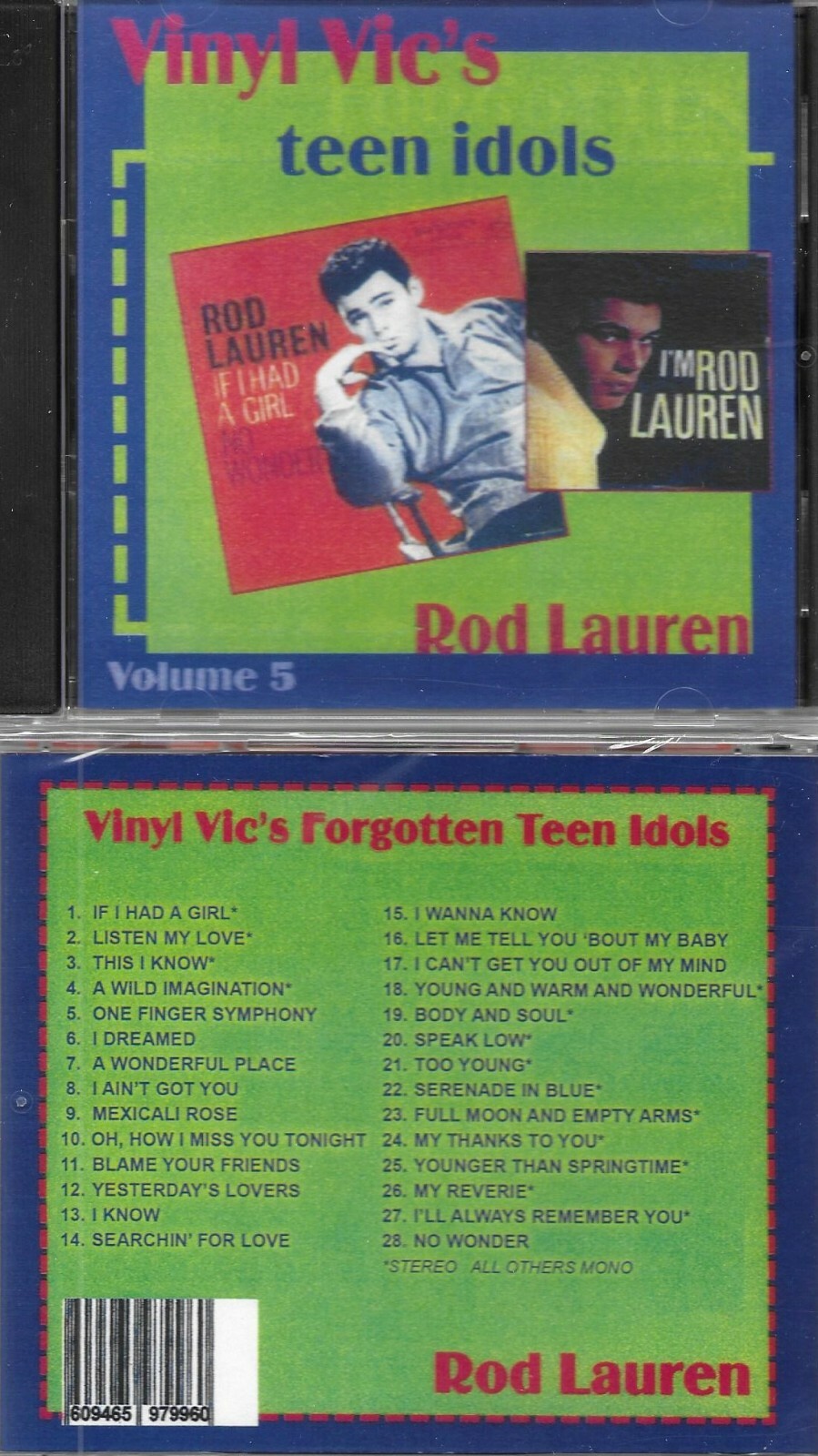 ROD LAUREN-TEEN IDOL-"IF I HAD A GIRL" + 27 MORE-NEWLY REMASTERED CD | eBay