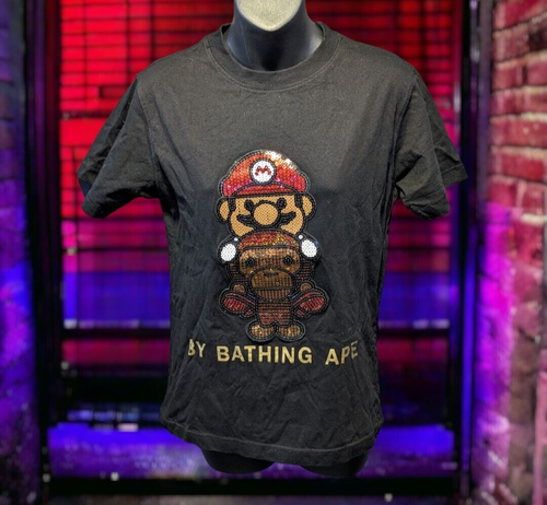 Mario to Milo by Bathing Ape Graphic Print Sequins 2008 Nintendo - Made ...