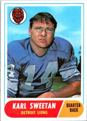 1968 TOPPS FOOTBALL #217 KARL SWEETAN MID GRADE JA | eBay
