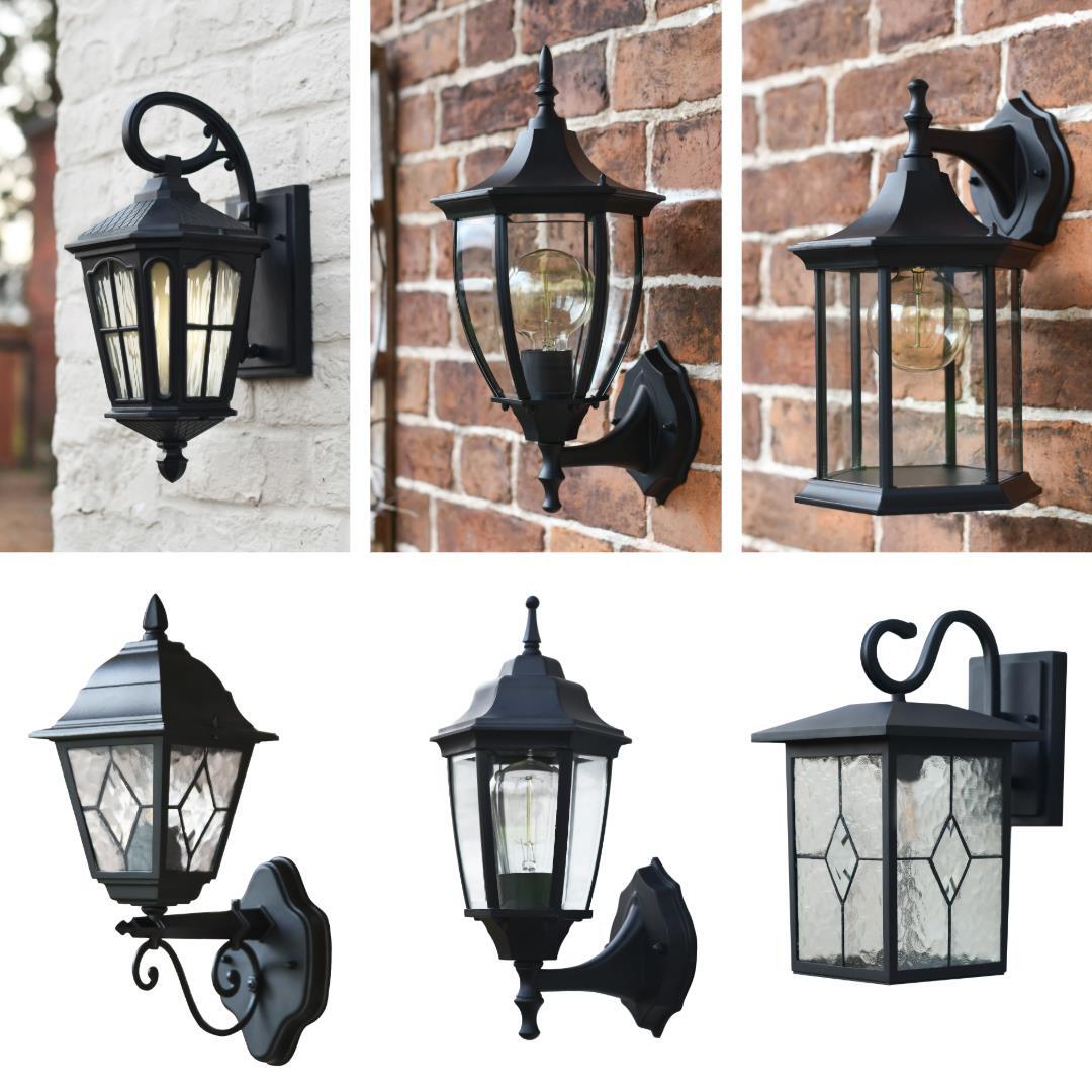 Traditional Outdoor Wall Lights Vogue Klien Outdoor Wall Light Steel