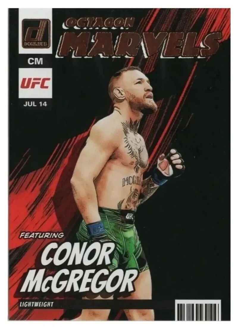2023 Donruss UFC Octagon Marvel Comics Card Notorious Conor McGregor # ...