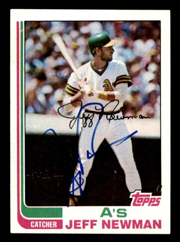1982 Topps Baseball #187 Jeff Newman Signed Autograph (No COA) | eBay