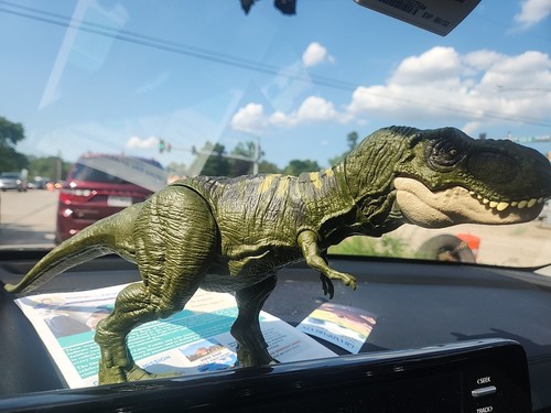 Rare Jurassic World Legacy Bull T Rex Jurassic Park Green Buck ...