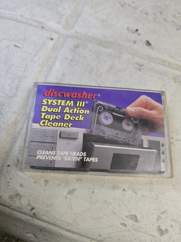 Vintage Discwasher System III Cassette Dual Action Tape Deck Cleaner ...