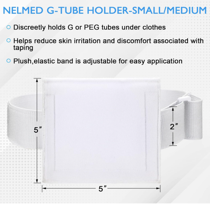 6 Pcs Feeding Tube Holder Elastic G Tube Holder Belt Comfortable Peg ...