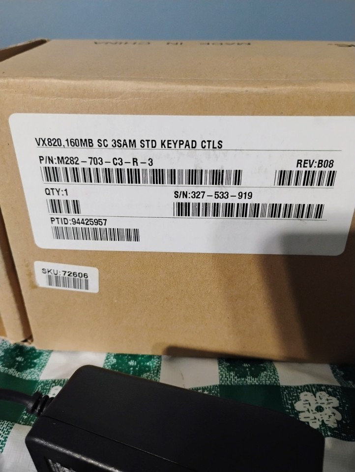 Verifone VX820 KeyPad Payment Terminal M282-703-CD-R-3 650181575677| eBay