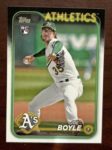 Joe Boyle Oakland Athletics A's Topps 2024 Rookie Card 443 | eBay