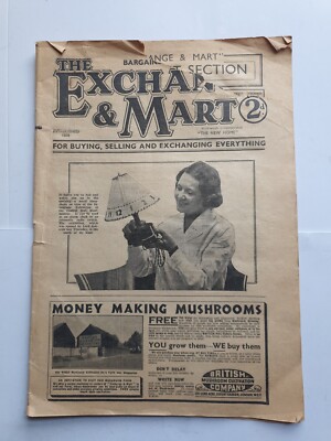 VINTAGE EXCHANGE AND MART MAGAZINE THURSDAY OCTOBER 11, 1934 | eBay UK