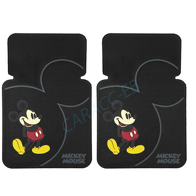 New Mickey Mouse Vintage 2 piece set Car Truck SUV Front Rubber Floor ...