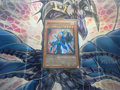 YUGIOH INFERNITY ARCHFIEND FRENCH SUPER RARE WC09-FR001 NEAR MINT x1 ...