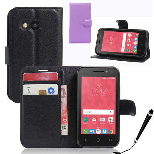 HQ Wallet Money Card Leather Case Cover for Optus X Play + FREE Stylus ...