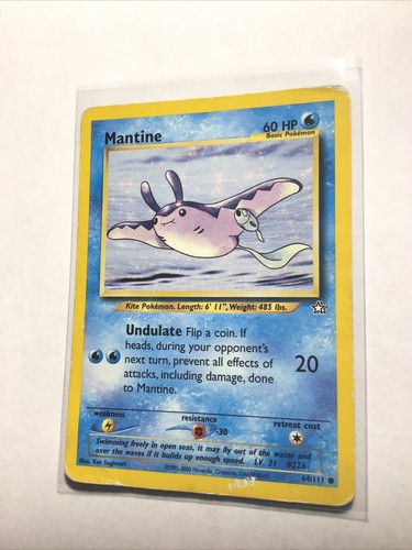 MANTINE - 64/111 - Neo Genesis - Pokemon Card - HP | eBay