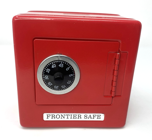 Fun Metal Frontier Safe / Coin Piggy Bank / Locker Style Combination ...