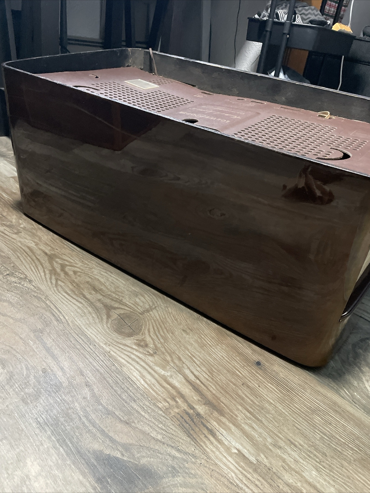 ANTIQUE RADIO Storstrahllunggssicher Loewe Opta Hellas Stereo Type 3841 ...
